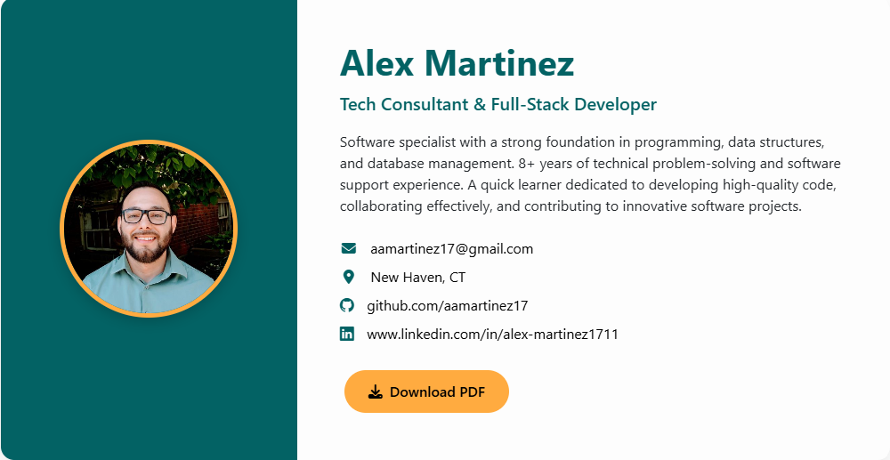 Alex Martinez | Tech Consultant & Developer